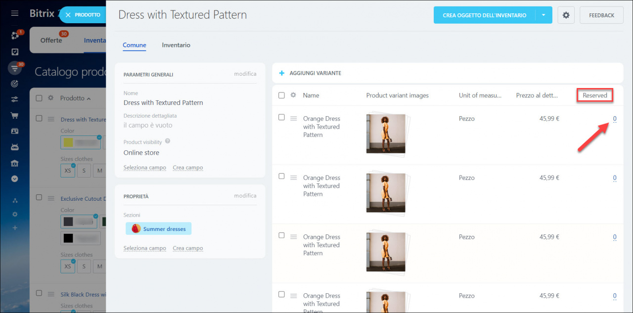 Come verificare in quali offerte è riservato un prodotto